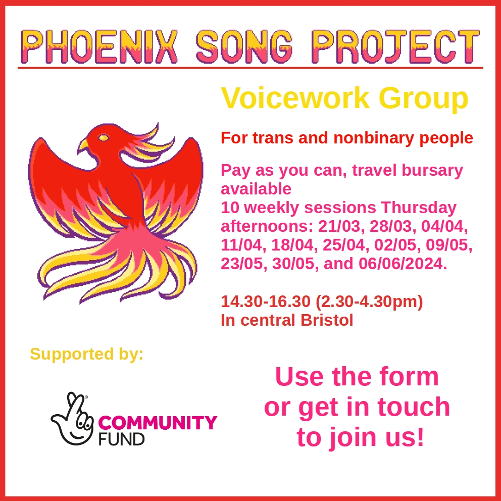 Phoenix Song: a project designed by and for Trans and Non-Binary people ...